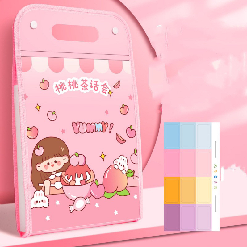 Jual cute multi layer folder map organizer tempat penyimpanan file ...