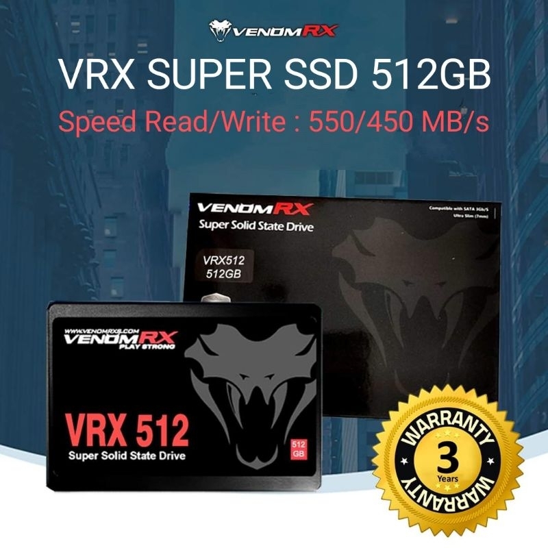 Jual VenomRX SSD 512GB SATA III | Shopee Indonesia