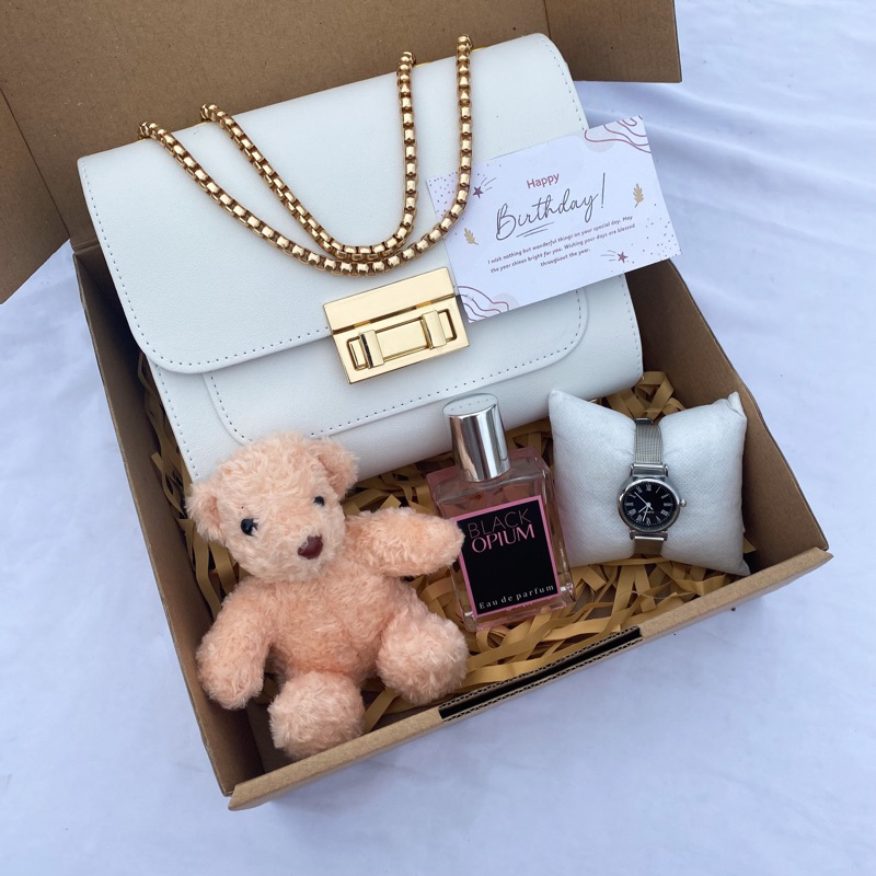 Jual [A6462]HAMPERS GIFT BOX TAS SALEMPANG CLARA/KADO PACAR/KADO BESTIE ...