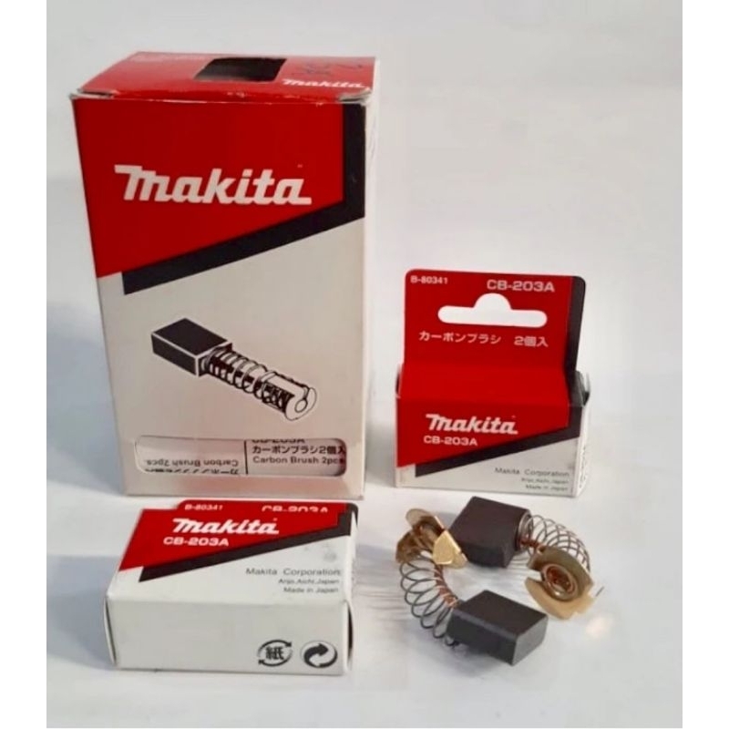 Jual CARBON BRUSH 203 A MAKITA ORIGINAL FOR MESIN CHUTTING WHEL MAKITA MAKTEC ORIGINAL | Shopee ...