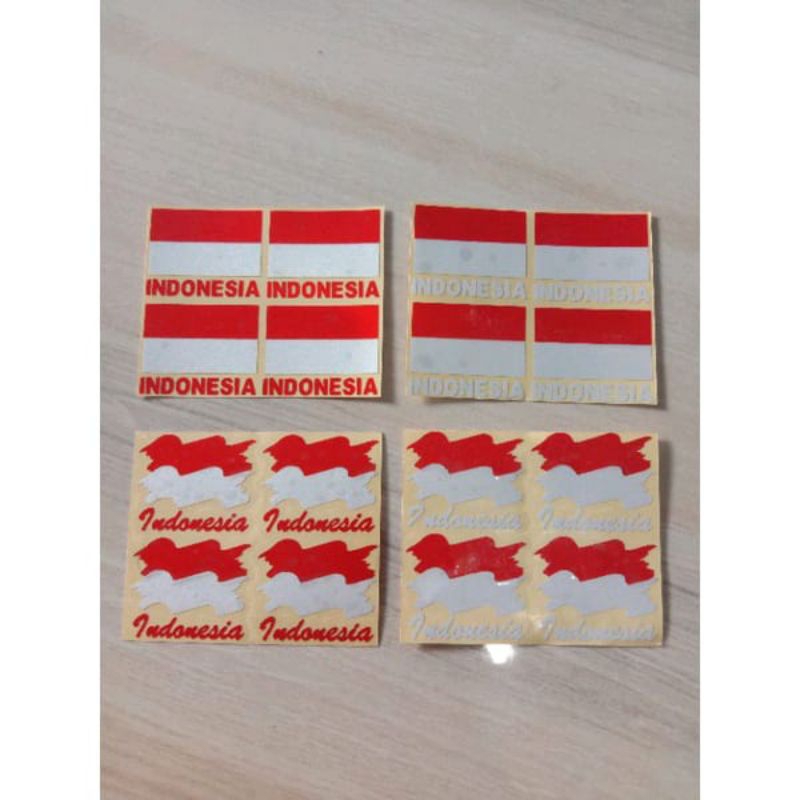 Jual STICKER CUTTING BENDERA INDONESIA | Shopee Indonesia
