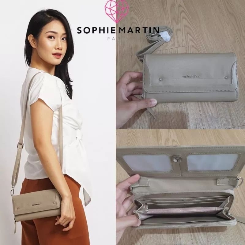 Jual DOMPET MATILDA CREAM SOPHIE MARTIN PARIS | Shopee Indonesia