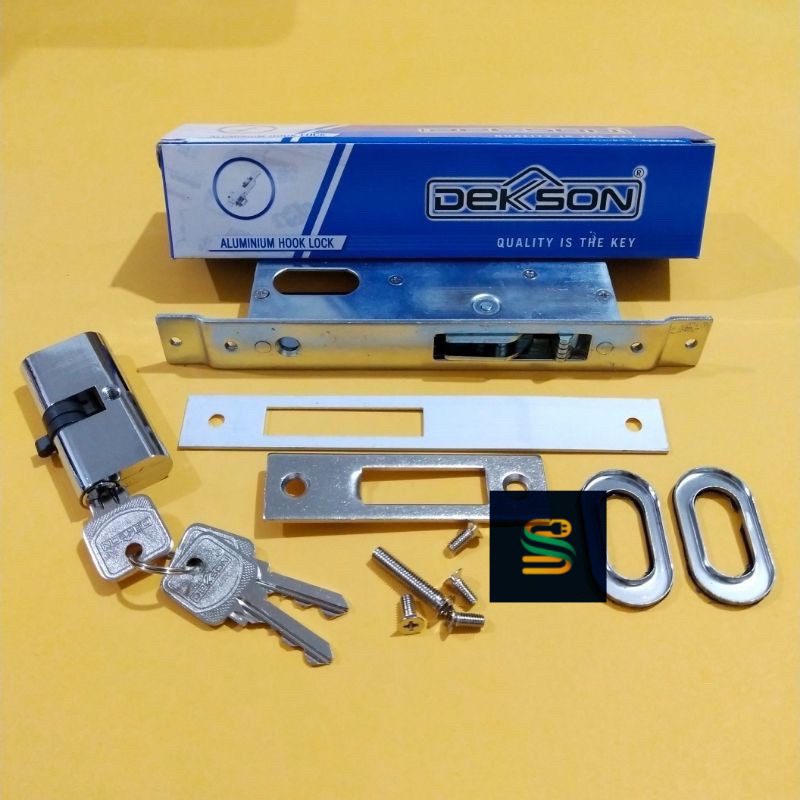 Jual Kunci Pintu Sliding / Geser Aluminium Dekkson 8423 | Shopee Indonesia