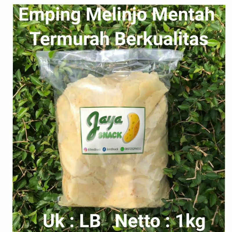 Jual EMPING MELINJO KHAS LIMPUNG UKURAN LB ATAU MEDIUM 1KG | Shopee ...