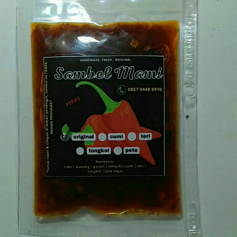 Jual Sambal Sambel Mami Original sachet 20gr | Shopee Indonesia
