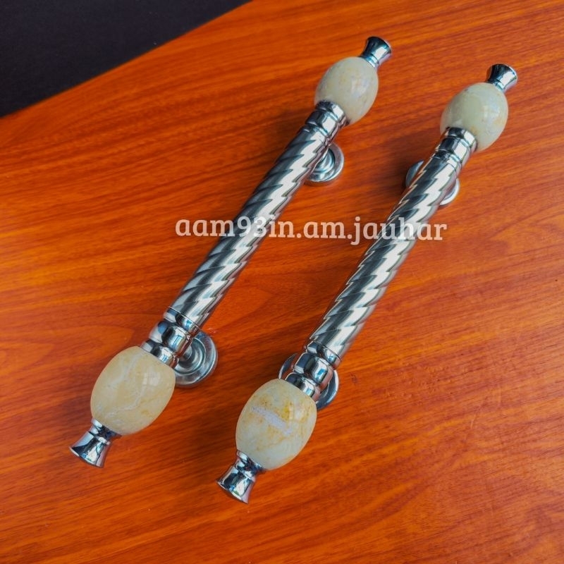 Jual Handle Pintu Rumah 35 cm Tarikan Gagang Kunci Batu Marmer Stainles ...