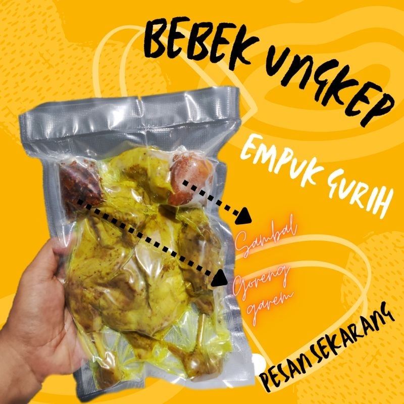 Jual Bebek Ungkep Utuh Satu Ekor Lengkap Sambal | Shopee Indonesia