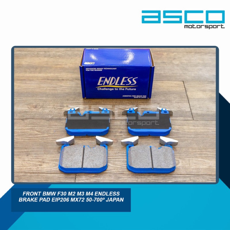 Jual Front BMW F30 M2 M3 M4 Endless Brake Pad EIP206 MX72 50-700º Japan ...