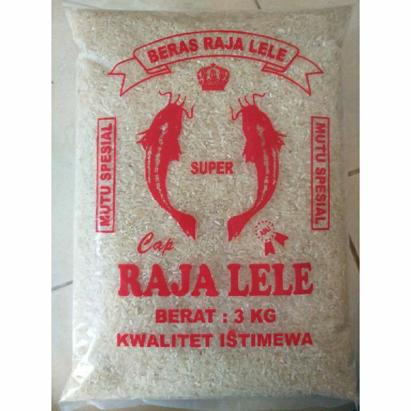 Jual Beras raja lele 3kg | Shopee Indonesia