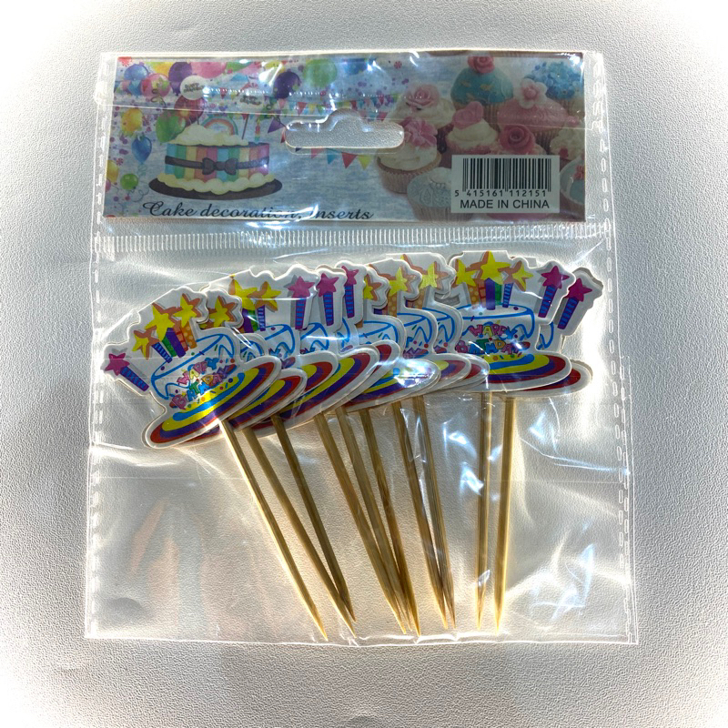 Jual Topper Cupcake isi 10 pcs / Paper Topper / Topper Hiasan kue Ulang ...