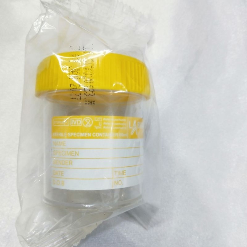 Jual Pot Urine | Pot Dahak | Botol Urin 60ML - LABWARE | Shopee Indonesia