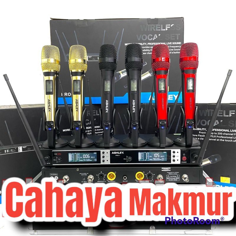 Jual Mic Wireless Ashley PRO 1 ( Handheld) Original Garansi resmi 1 ...