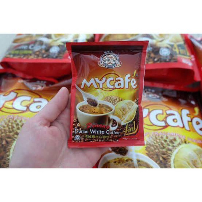 Jual My Cafe Coffee Tree Penang Kopi Durian Whife Coffee Sachet Ecer ...