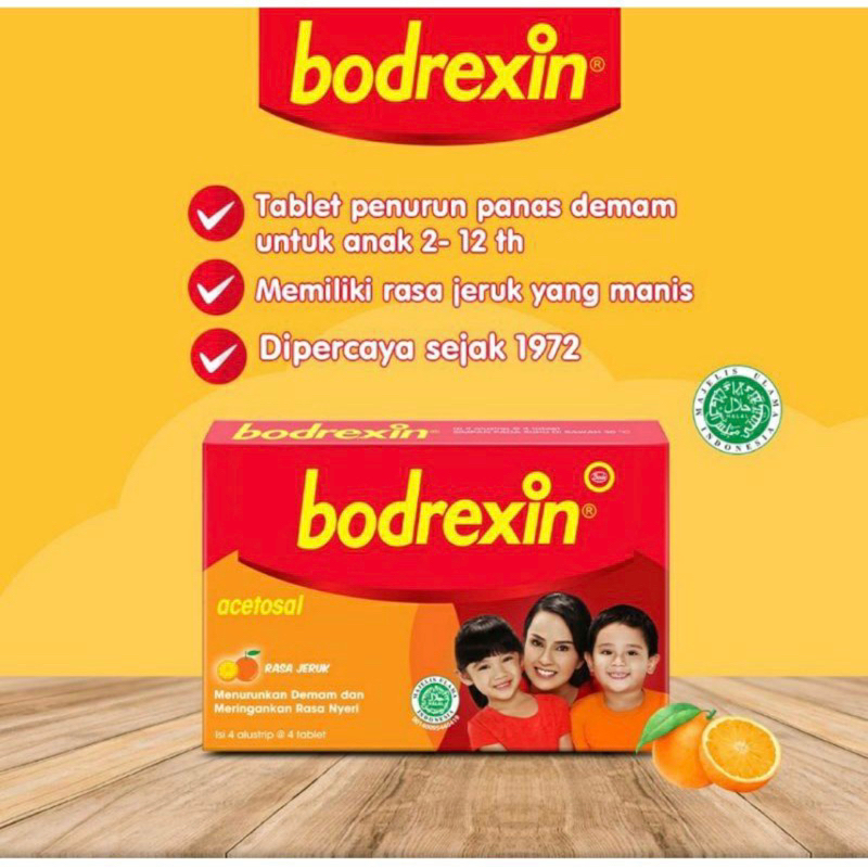 Jual Bodrexin 1box 4strip/ Demam Anak | Shopee Indonesia