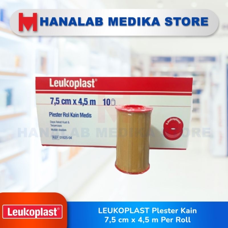 Jual LEUKOPLAST Plester Kain Jumbo 7,5 cm x 4,5 m Per Roll | Shopee Indonesia