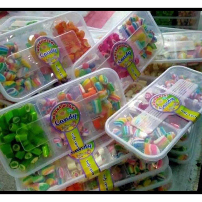 Jual permen candy 3sekat/permen stick candi 3varians | Shopee Indonesia