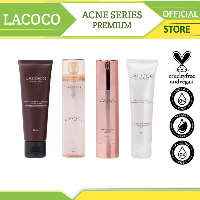 Jual Lacoco Acne Series Premium Original_perawatan wajah lengkap ...