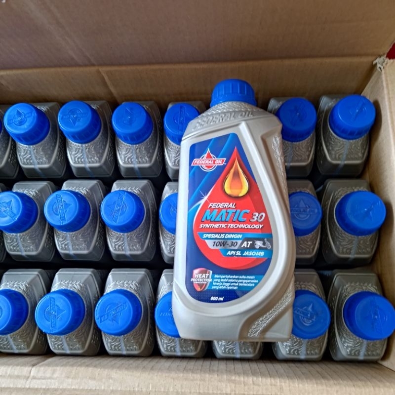 Jual OLI FEDERAL MATIC OIL MESIN FED MATIK ECOMAXX 800ML 0.8L PERDUS 1 ...