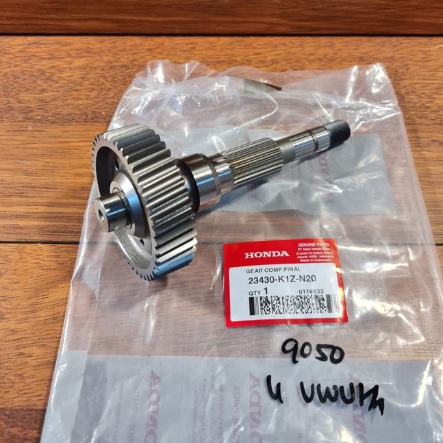 Jual (PCX 160) HONDA ORI - 44T GIGI GERDANG 23430K1ZN20 RODA BELAKANG ...