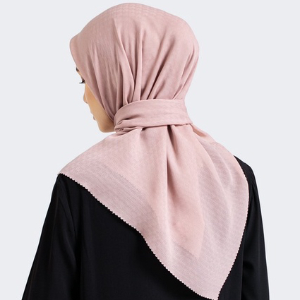 Jual Hanna Kerudung Segi Empat Hijab Square Polycotton Voal Laser Cut Polos Poline 351222 ...