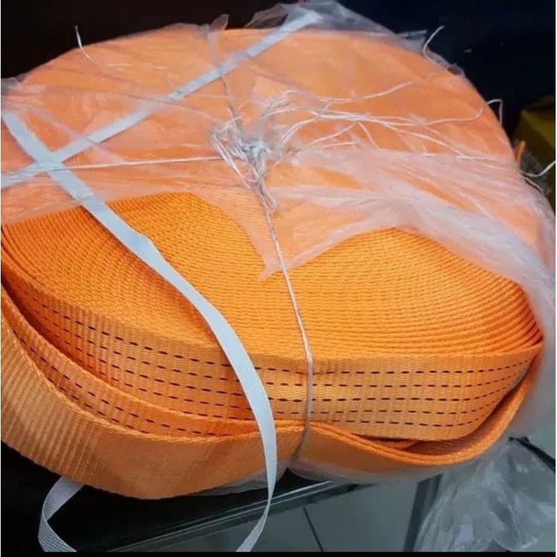 Jual Tali bahan webbing Rachet 1 inch 1rool 100 meter | Shopee Indonesia