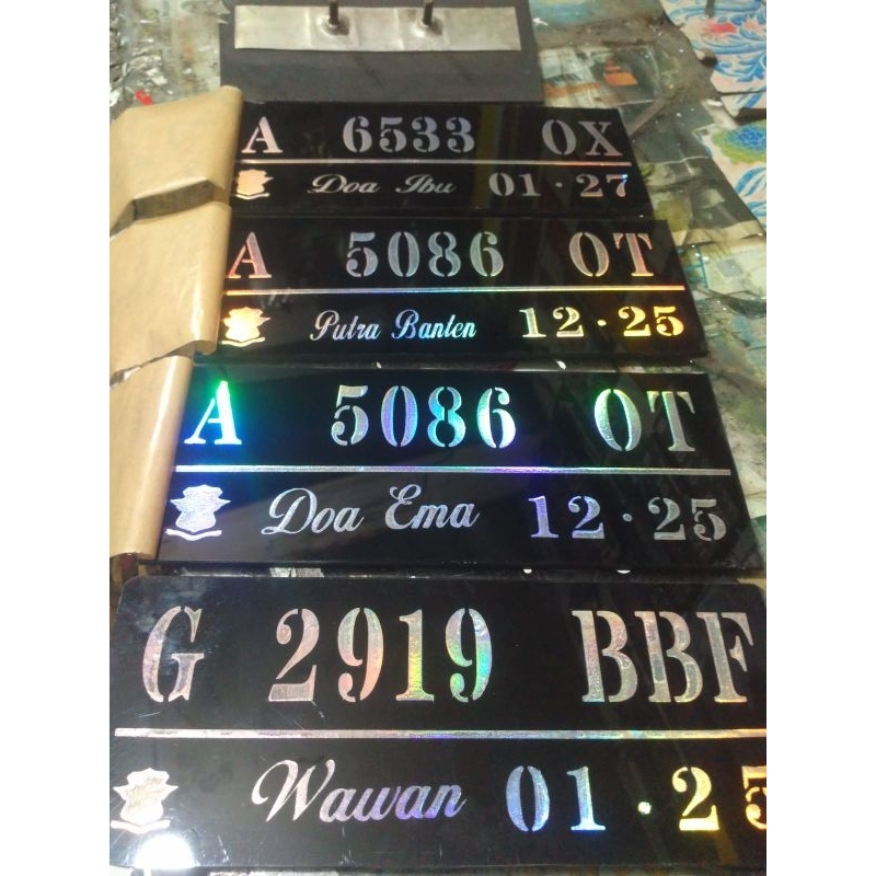 Jual plat motor hologram | Shopee Indonesia