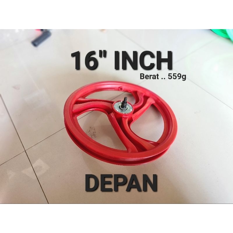 Jual RODA 16 INCH VELG RACING 16 INCH SEPEDA 16INCH VELG PALANG UKURAN ...