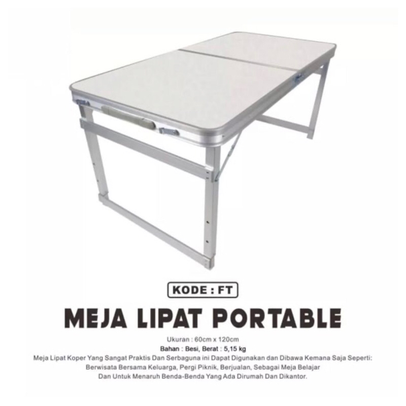 Jual Meja Lipat Portable FT | Shopee Indonesia