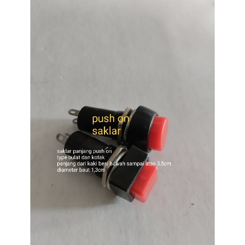 Jual saklar panjang pencet type push on dan on off | Shopee Indonesia