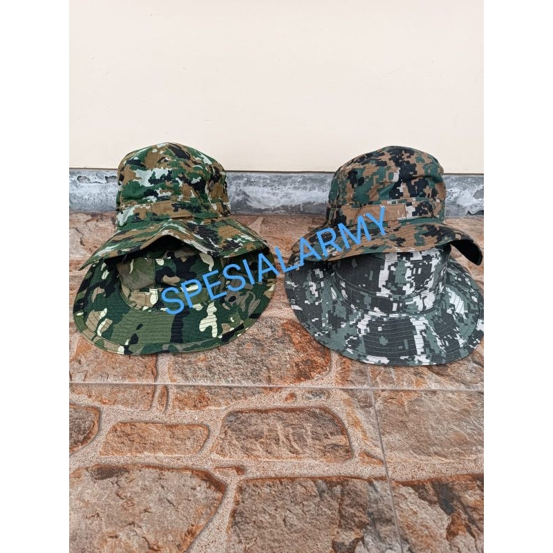 Jual TOPI RIMBA LORENG ARMY | Shopee Indonesia