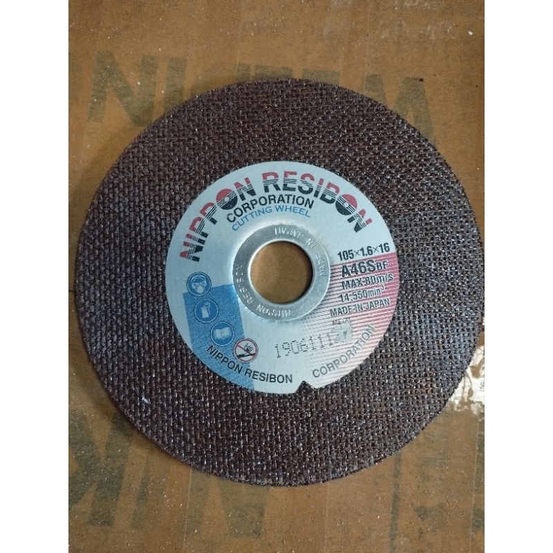 Jual Batu potong NIPON RESIBON 4x1,6mm/Cuting wheel 4x1,6mm NIPON ...