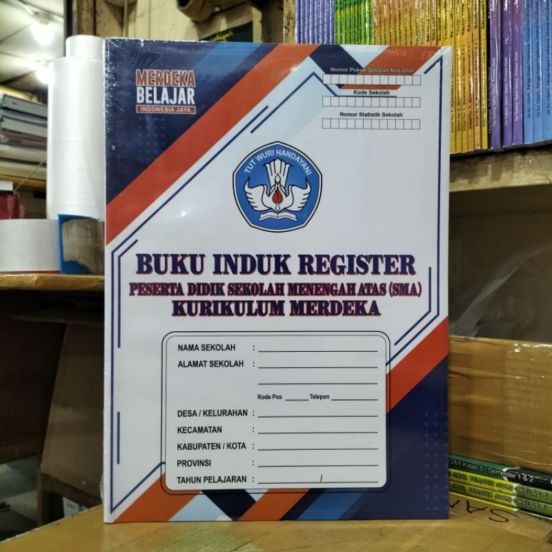 Jual BUKU INDUK REGISTRASI SMA KURIKULUM MERDEKA | Shopee Indonesia