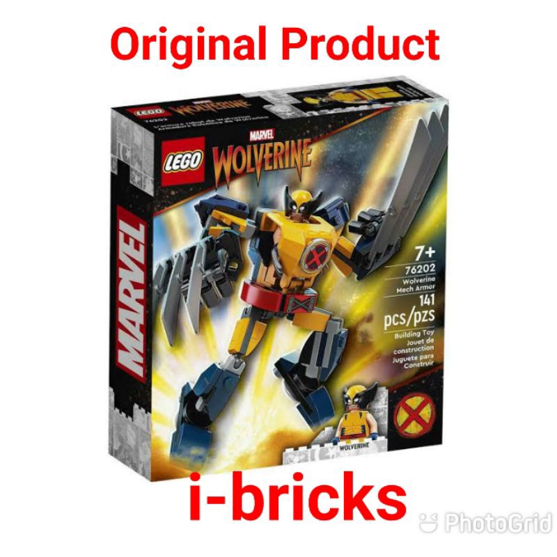 Jual Lego Superheroes 76202 Wolverine Mech Armor | Shopee Indonesia