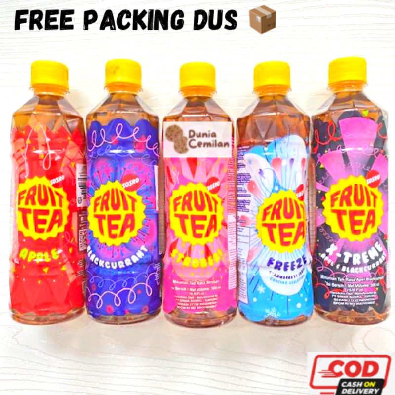 Jual [TERMURAH!!] Fruit Tea Botol BESAR 500ml - Teh Rasa Buah Enak ...