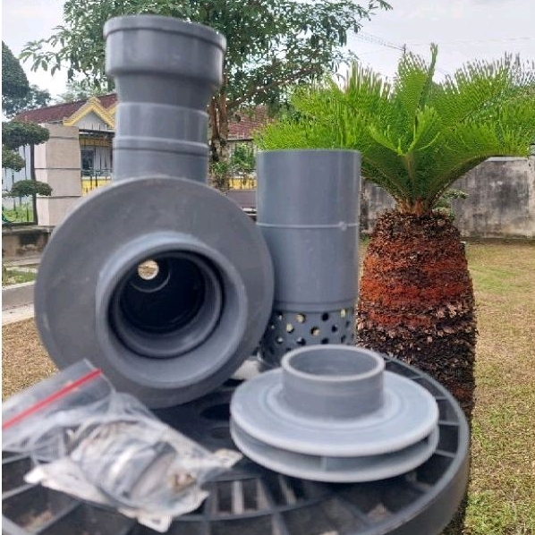 Jual Alkon keongan 1 set + tusen pompa air pvc modifikasi mesin pompa air | Shopee Indonesia