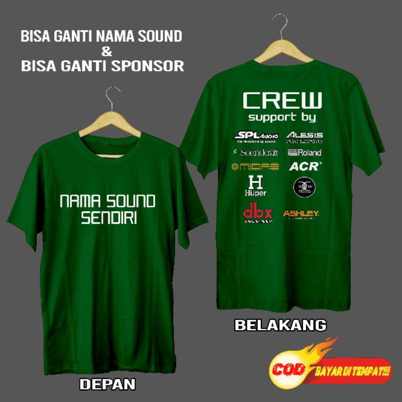 Jual SABLON KAOS SOUND SYSTEM DESAIN BEBAS | Shopee Indonesia