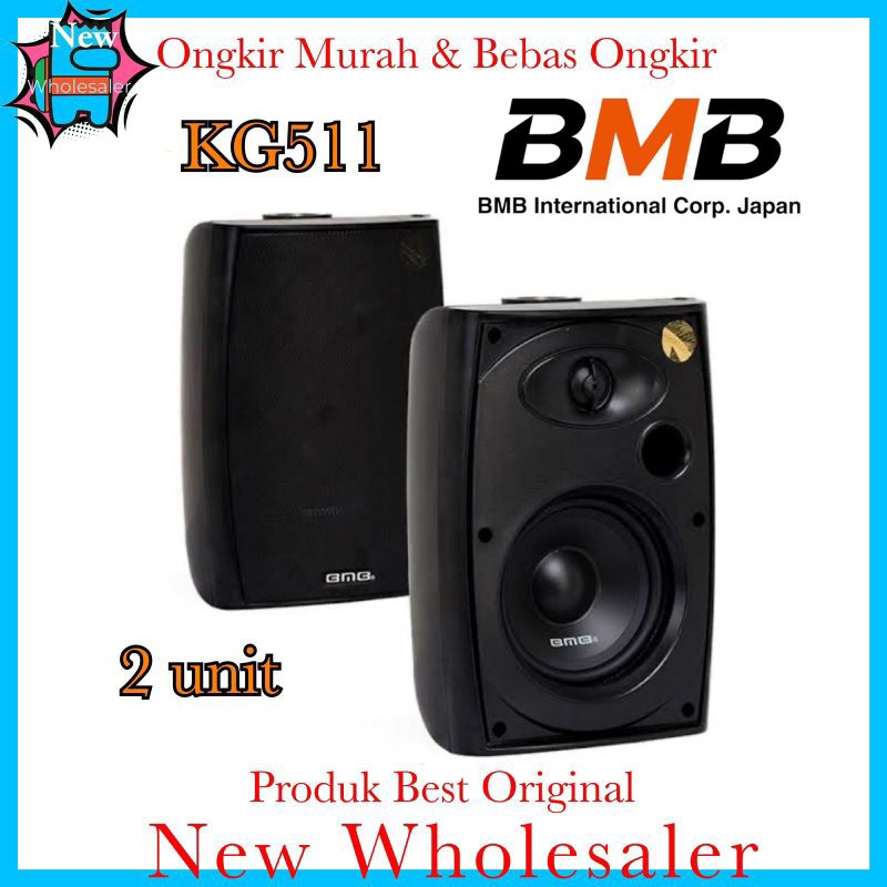 Jual speaker Monitor BMB KG 511 5 inch original Kg511 1 pasang 2 unit | Shopee Indonesia