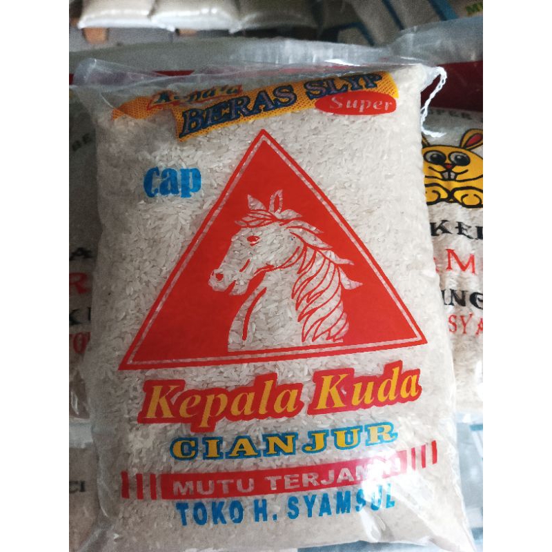 Jual Beras Grade A Slyp Cap Kepala Kuda Cianjur 5 Kg | Shopee Indonesia