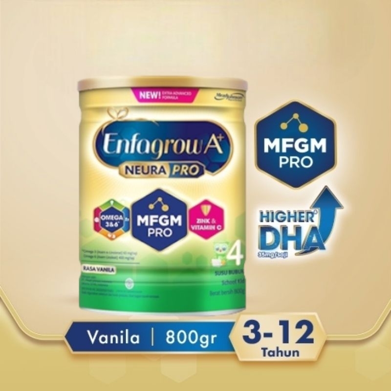 Jual Enfagrow A+ 4 Susu Formula Usia 3 - 12 Tahun Vanilla 800 gr ...