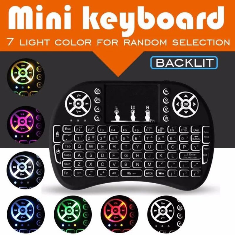Jual Mini Keyboard Wireless i8 7 Warna | Shopee Indonesia
