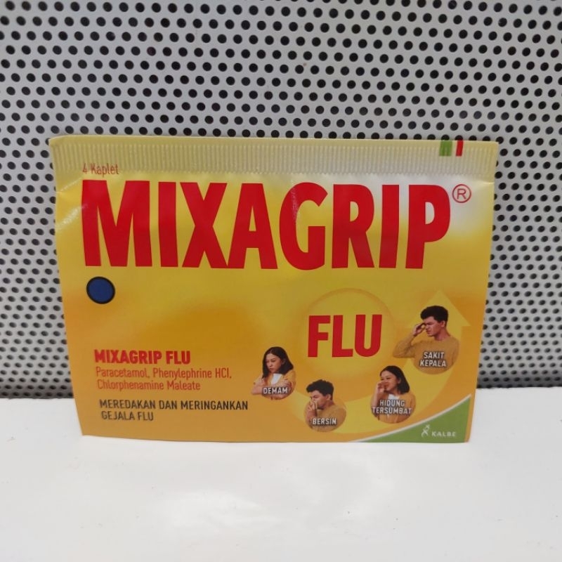 Jual Mixagrip Flu Kaplet STRIP (isi 4 Kaplet) | Shopee Indonesia