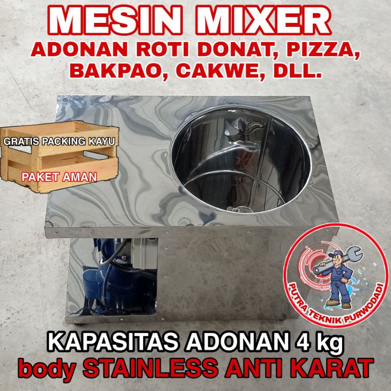 Jual MESIN MIXER ADONAN ROTI DONAT PIZZA BAKPAO CAKWE , MIXER PENGADUK ...