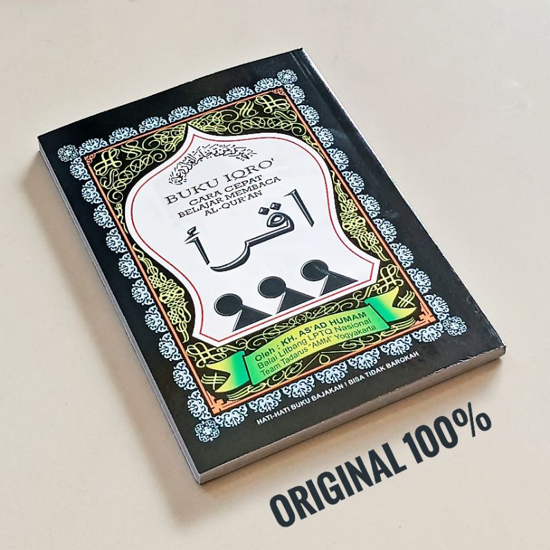 Jual IQRO BESAR HITAM CD/BURAM ORIGINAL 100% | Shopee Indonesia