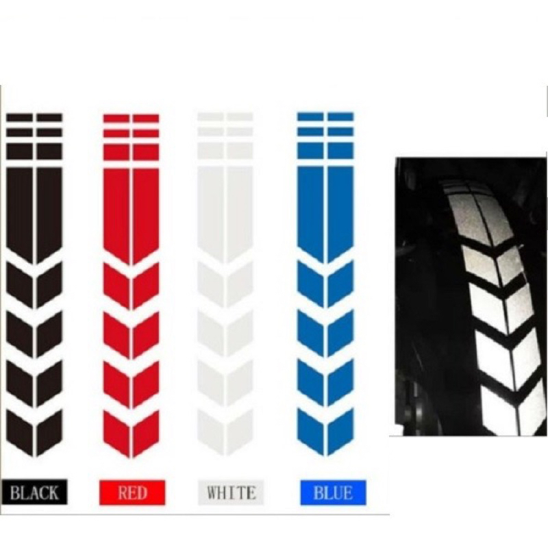 Jual stiker cutinglist spakbor depan motor reflektor Reflective sticker ...