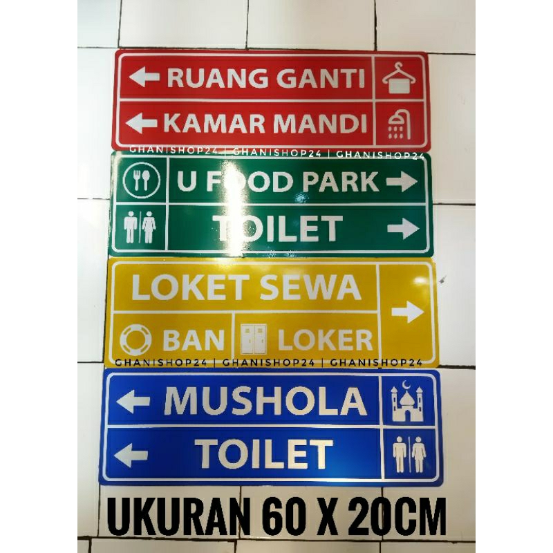 Jual Plang Nama Jalan Plang Rambu Alumunium Plat | Shopee Indonesia