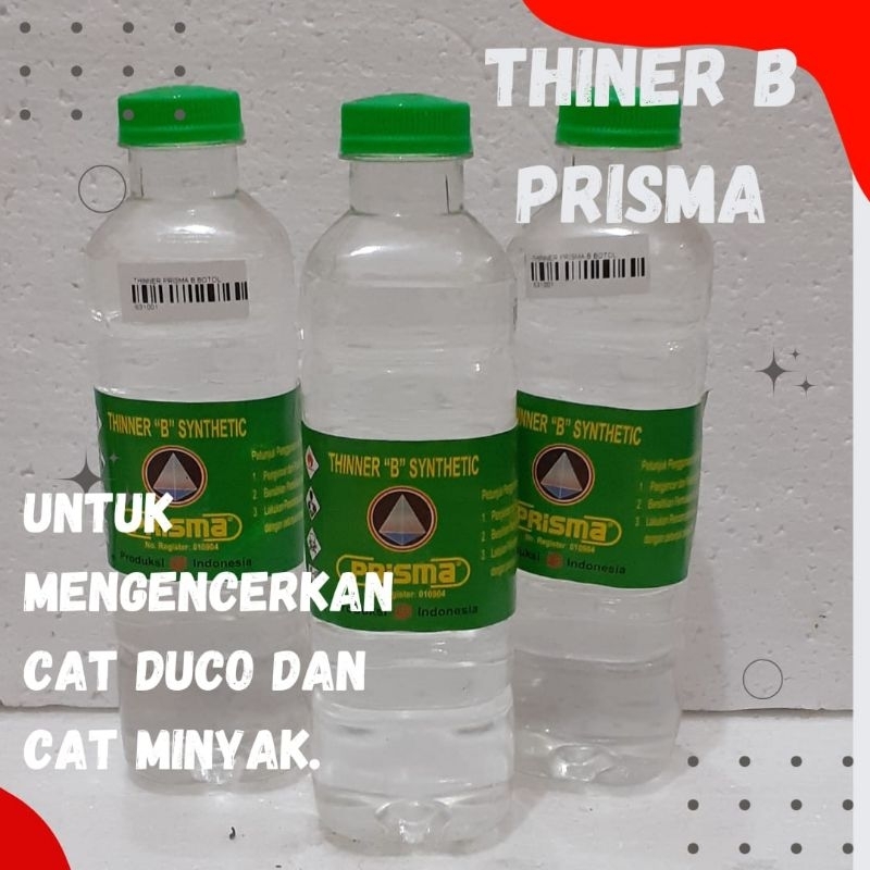 Jual THINNER SYNTHETIC 300ML THINNER PRISMA B THINNER AFDENNER | Shopee ...
