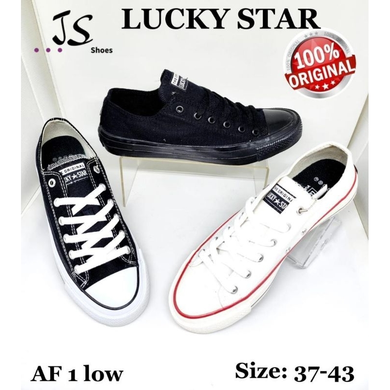 Jual LUCKY STAR AF1 LOW - SEPATU SNEAKERS SEPATU SEKOLAH ANAK DEWASA ...
