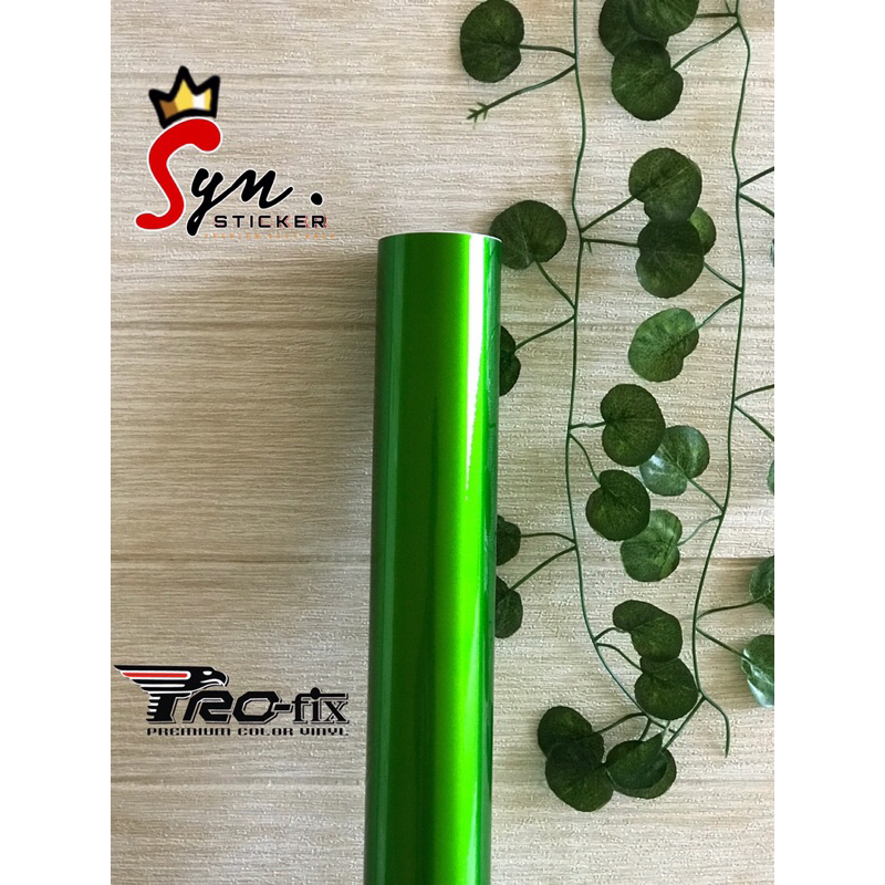 Jual skotlet motor hijau metalik candy glossy sticker scotlite profix ...