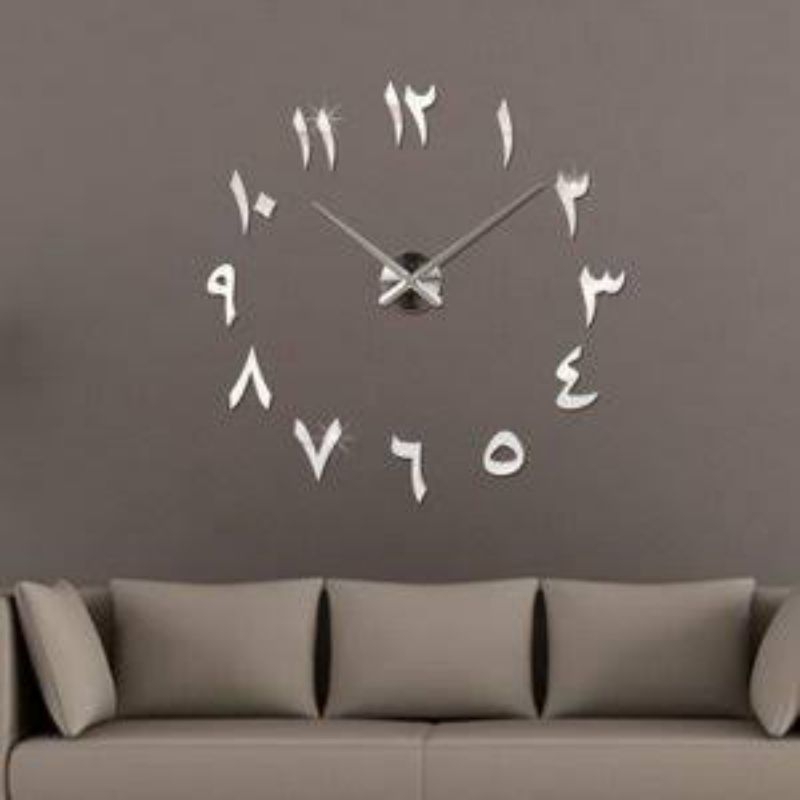 Jual Hiasan dinding jam dinding Jumbo taffware Jam diy Jam dinding unik ...