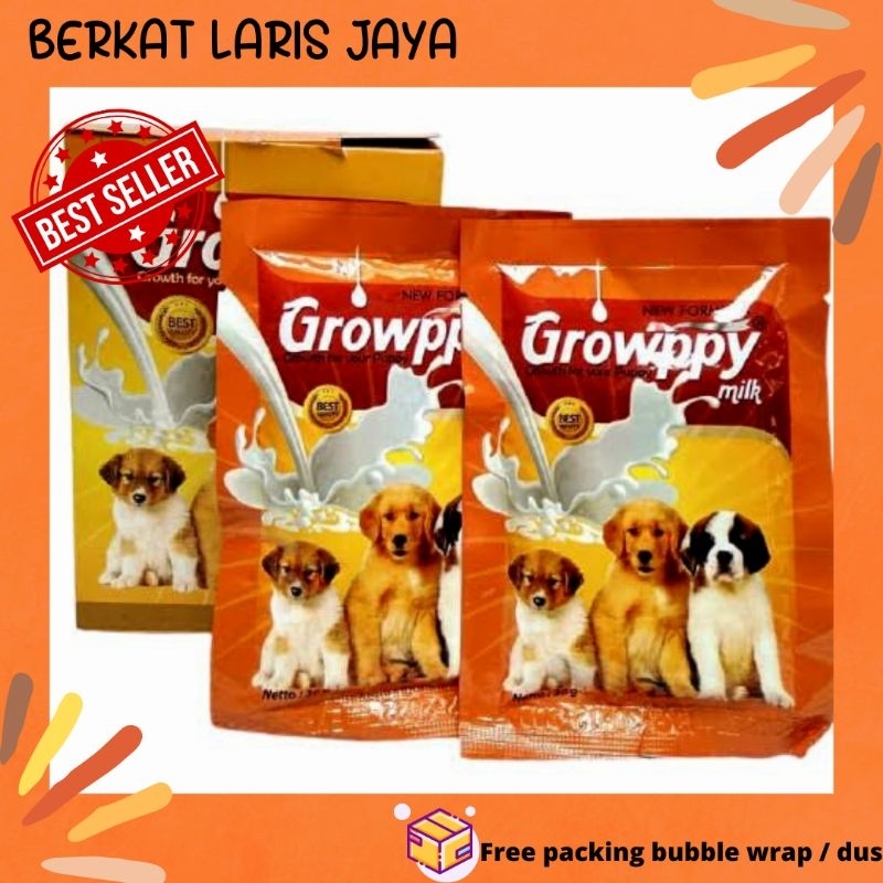 Jual GROWPPY MILK PUPPY KEMASAN 20GRAM HARGA PER SACHET. MINUMAN SUSU UNTUK ANJING | Shopee ...